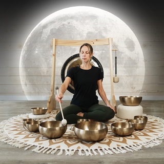 Full Moon Sound Bath For Deep Healing And Reflection | Sound Yoga