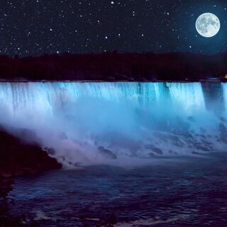 Romantic Bedtime Story: Moon Over Niagara | Michelle's Sanctuary