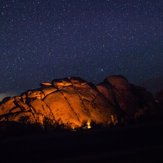 Starlight Fire & Crickets Near The Ocean | Aaron Hugh Bach